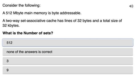 Solved Consider The Following A 512 Mbyte Main Memory Is