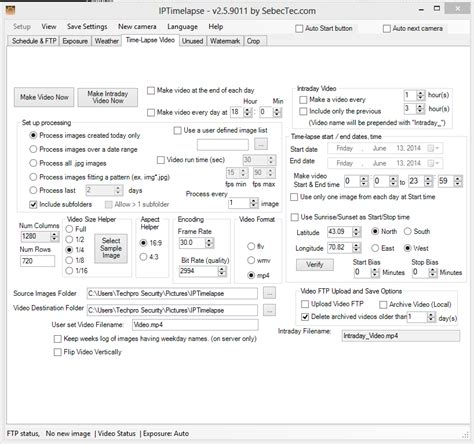 How To Use An IP Camera To Create A Time Lapse Video