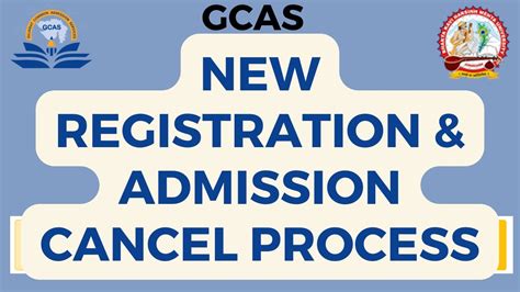 Gcas New Registration And Admission Cancel Process Gcas Portal 2024 Bknmu Junagadh Gcas Youtube