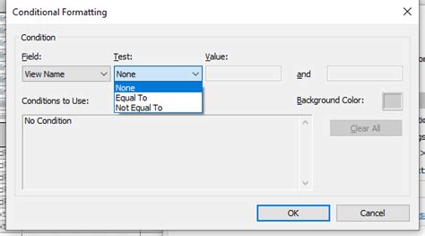 Conditional Formatting In Schedules Autodesk Community