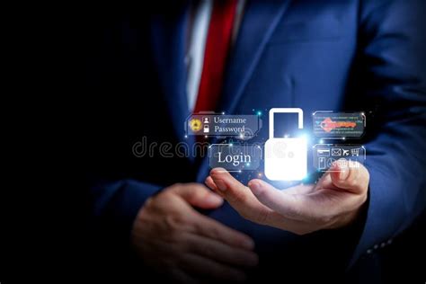 Cybersecurity And Data Protection Key Lock Concepts Internet Technology Data Privacy Stock Image