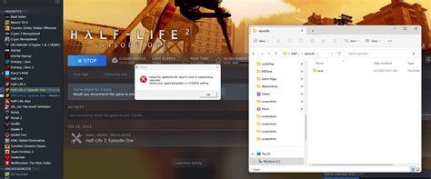 Dont Know If Anyone Else Has This Happening But Sometimes The Files For Hl2 And The Episodes