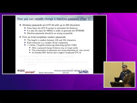Free Video Kerberos And Authentication Updates In Samba 2022 From Sniavideo Class Central