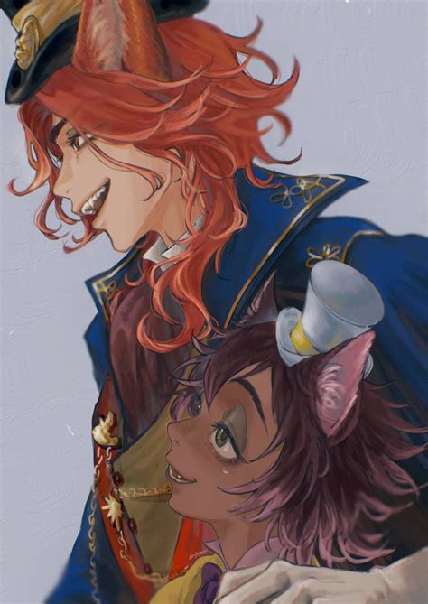 Fellow Honest And Gidel Twisted Wonderland Wonderland Events Wonderland Disney Villains Art