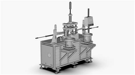 3d Automatic Micro Gear Shaft Loading And Unloading Scheme Riveting Press Machine Turbosquid
