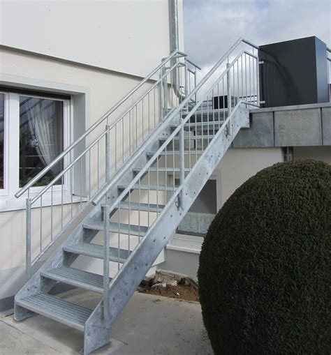 Metallbau Treppen Außen