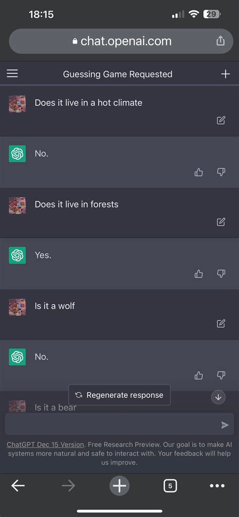 Played A Guessing Game Rchatgpt