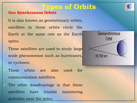 Geo Synchronous And Sun Synchronous Satellites Pptx