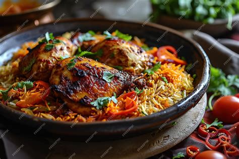Premium Photo Chicken Kabsa