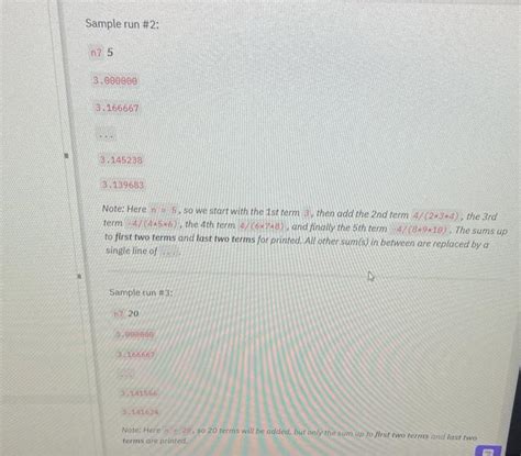 Solved Lab 6 Ex3 Finding At Using The Nilakanthas Series
