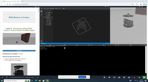 Bug Simulation Not Connected Ros Basics In 5 Days Python The