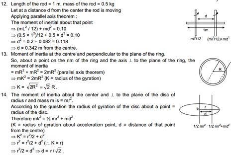 Rotational Mechanics HC Verma Concepts Of Physics Solutions Ncertlibrary Com