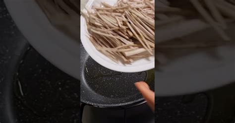 ﻿살 빠지는 레시피 우엉잡채 만들기