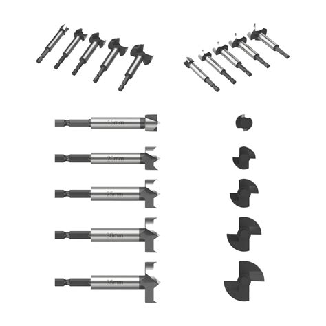 Forstner Bit Set 5 Pcs Handk International Trade Limited
