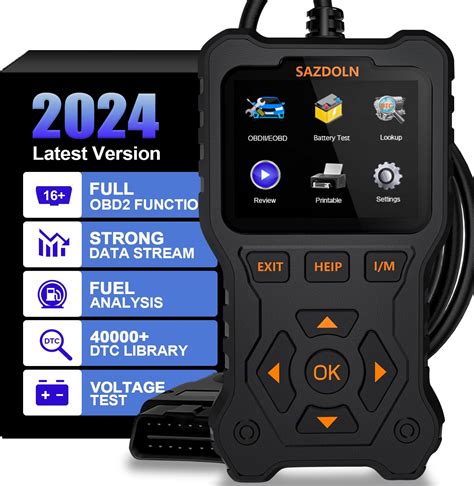 Amazon Com OBD2 Scanner Diagnostic Tool Check Engine Light Code Reader And Clear Fault Codes