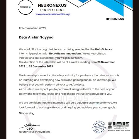 Intern Neuronexus Internship Datascienceinternship Arshin Sayyad