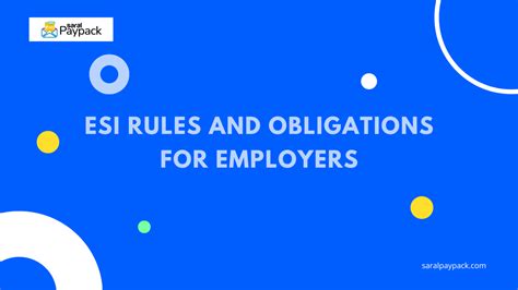 Esi Rules And Obligations For Employers