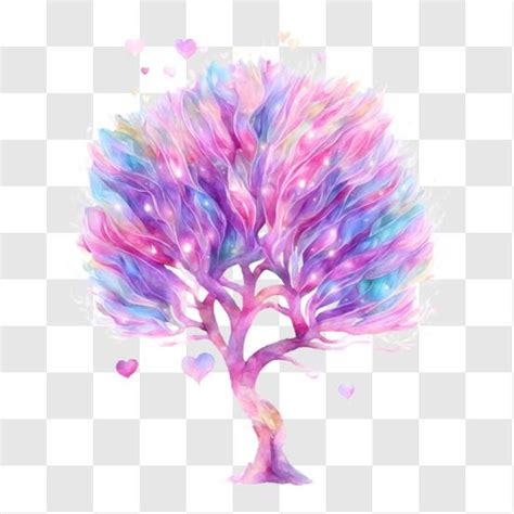Download Colorful Upside Down Circle Tree Artwork Png Online Creative Fabrica