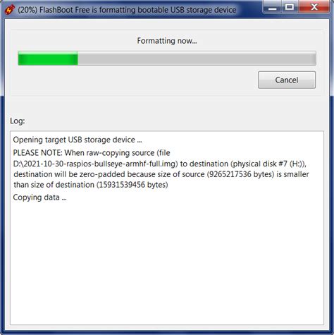 FlashBoot Save Restore USB Thumbdrive To From Image File