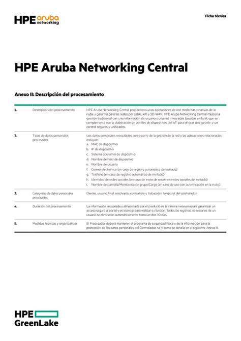 Hpe Aruba Networking Central