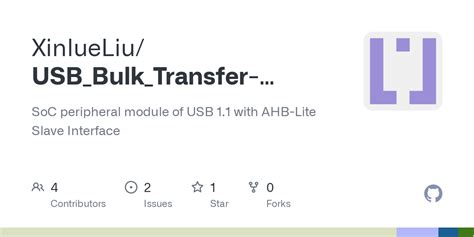 Github Xinlueliu Usb Bulk Transfer Endpoint Ahb Lite Soc Module Soc Peripheral Module Of Usb
