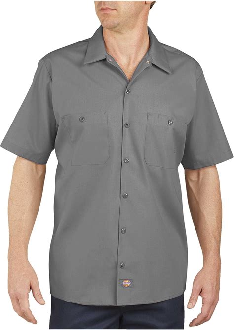 Dickies Camisa De Manga Larga Para Trabajo Industrial Gris Grafito 1