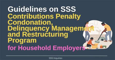 Guidelines On Contributions Penalty Condonation And Restructuring