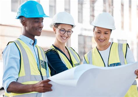 Planning Construction And Architects With A Blueprint For Building Engineering And Vision For