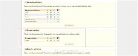 Hostknox Prestashop 14 Payment Module Restrictions Tutorial