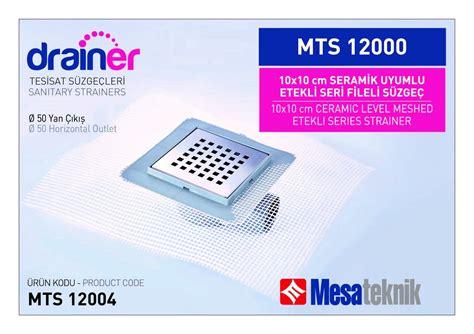 Mesa Teknik | Süzgeç | Banyo Aksesuarları | Paslanmaz Banyo Aksesuarl