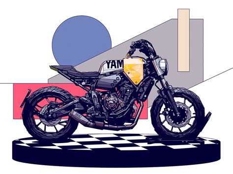Yamaha Xsr700 Grasshopper By Dani Blázquez On Dribbble