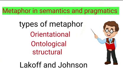 Metaphor In Semantics And Pragmatics What Is Metaphor And Its Types Types F Metaphor Youtube
