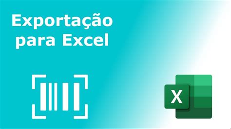 Exportação Para Excel Inventário Móvel Youtube