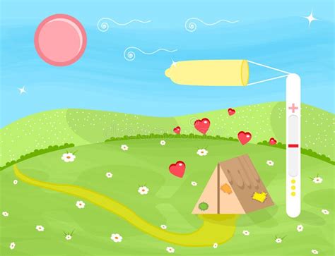 Concept Uses Of Contraceptives Safe Sex Concept Stock Vector