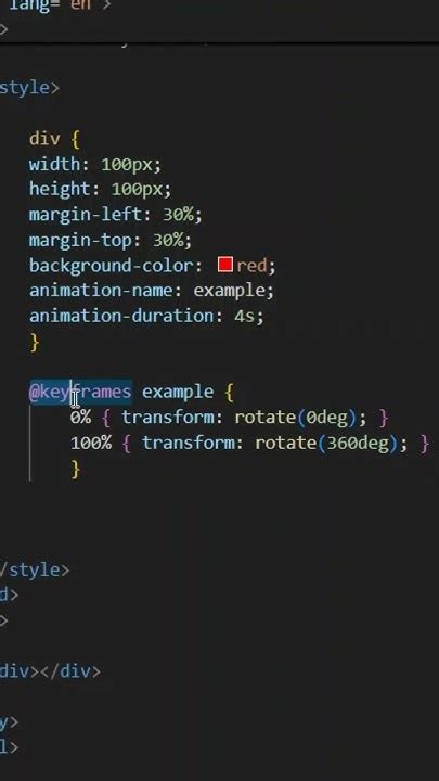 Css Animation Keyframes Css Html Shorts Ytshorts Youtube
