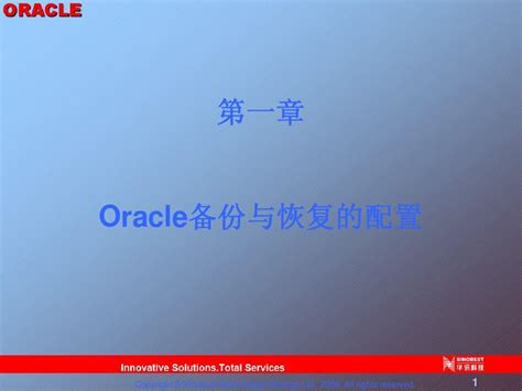 Oracle技术文档 第一章 备份配置word文档在线阅读与下载无忧文档 Oracle技术文档 第一章 备份配置word文档在线阅读与下载无忧文档