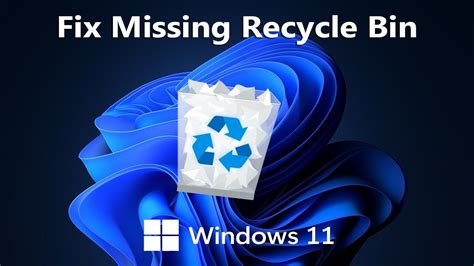 Recycle Bin Icon Missing In Windows Quick Fix