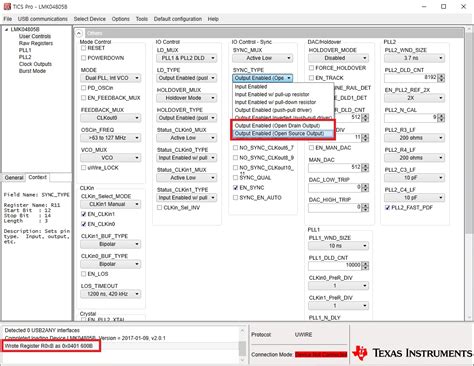 Lmk04805 Polarity Discription Mismatch Of Synctype Between The Data