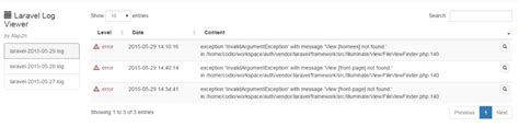 Registro De Errores Con Laravel Log Viewer Styde Net