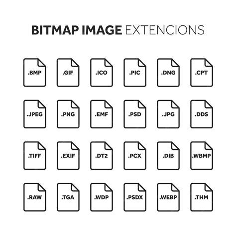 라인아웃라인 플래트 스타일 아이콘 세트 소스 코드 프로그래밍 파일 유형 확장 문서 형식 픽토그램 웹 및 멀티미디어 컴퓨터 기술
