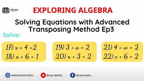 algebra linear equationep3 solution theory 3 x 5 solving equations