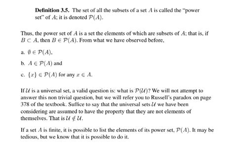 solved 2 determine whether for any sets a and b it is