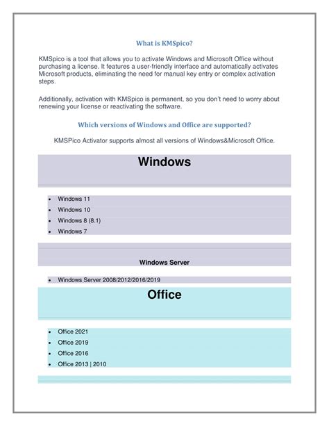 Ppt Kmspico Activator For Windowsandoffice 2025 Powerpoint