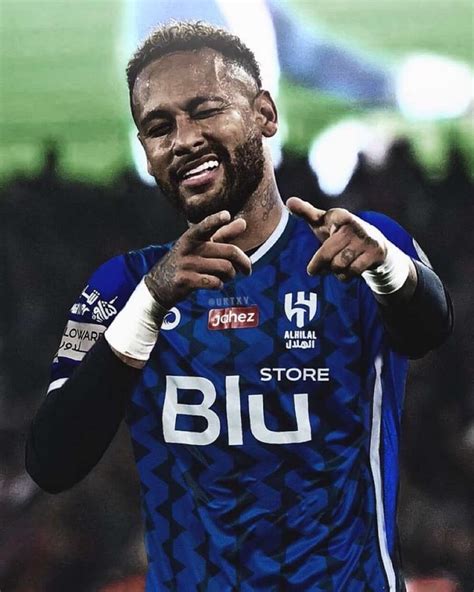 صور نيمار مع الهلال السعودي 2023 تصاميم ورمزيات للموبايل وخلفيات