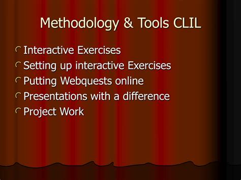 Ppt Interactive Clil Methodology Guide For Effective Lesson Planning
