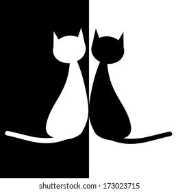 Black Dog Cat Stock Vector Royalty Free 97602167 Shutterstock