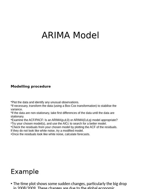 Arima Model Pdf