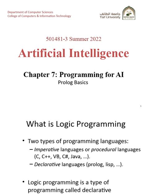 Chapter 7 Programming For Ai Pdf Computer Programming Applied Mathematics