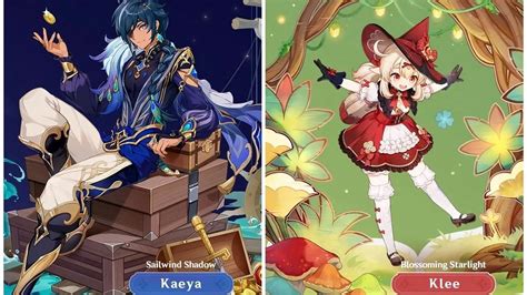 How To Get Klee And Kaeya S New Outfits In Genshin Impact