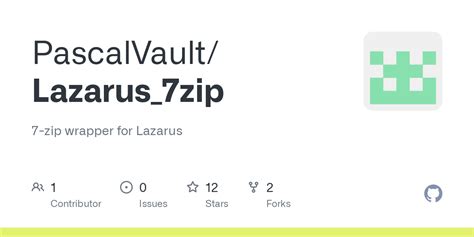 GitHub PascalVault Lazarus 7zip 7 Zip Wrapper For Lazarus